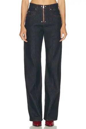 Isabel Marant Contrast Stitching Jeans For Women