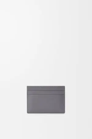 Loewe Plain Cardholder In Nappa Leather Skin - Ardesia/deep Ruby