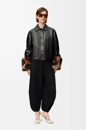 Loewe Turn-up Nappa Lambskin Jacket