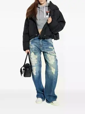 Dsquared2 Distressed Wide-leg Jeans