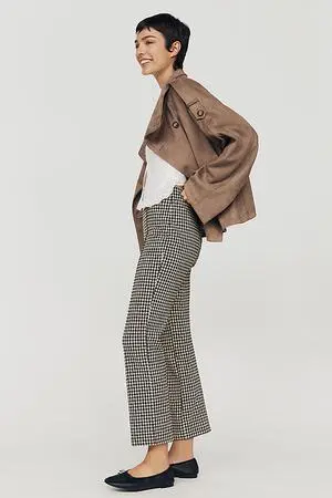 Maeve Printed Kick-flare Pull-on Pants