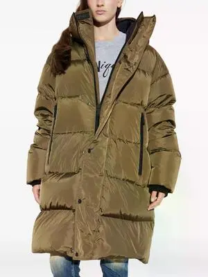 Dsquared2 Hooded Puffer Coat - Green