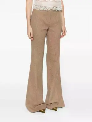 Ermanno Scervino Wool Blend Flared Trousers