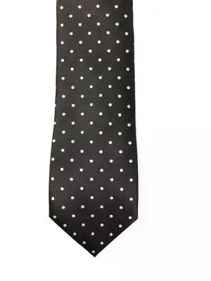 TOM FORD Polka-dot Neck Tie - Brown