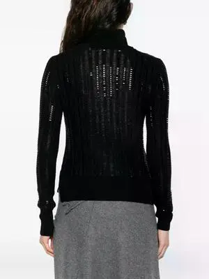 Ermanno Scervino Ribbed Turtleneck Sweater