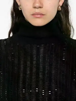 Ermanno Scervino Ribbed Turtleneck Sweater