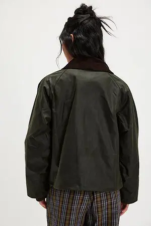 Barbour Arlene Wax Jacket - Fern