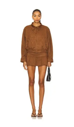ZEMETA Mocca Suede Jacket