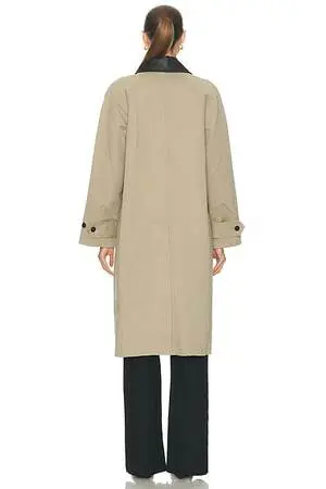 Staud Jackson Long Coat - Riverstone
