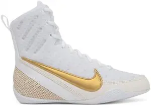 Nike Machomai 3 Metallic Boxing Shoes - White/metallic Gold