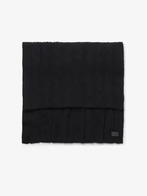 HOUSE OF DAGMAR Cashmere Blend Faded Cable Scarf