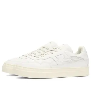 S.W.C STEPNEY WORKERS CLUB Omni S-strike Leather Sneakers - White
