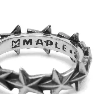 MAPLE Star Ring Medium - Silver