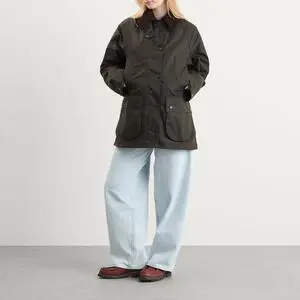 Barbour Beaufort Wax Jacket - Olive/classic