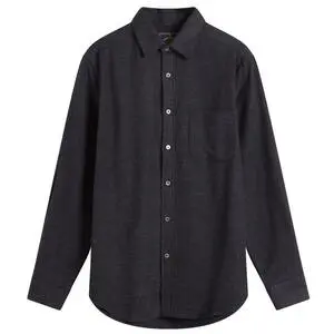 Portuguese Flannel Sounds Micro Check Shirt - Grey
