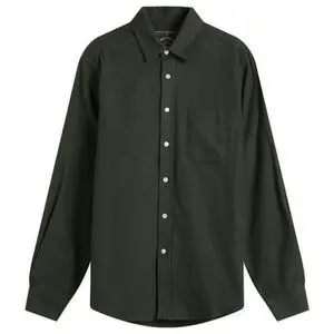 Portuguese Flannel Teca Flannel Shirt Forest Green