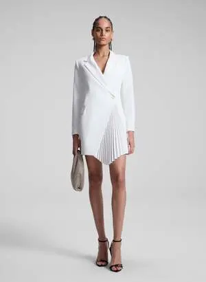 A.L.C. Juliet Pleated Blazer Dress - Daikon