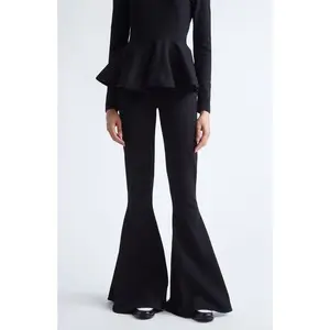 Giambattista Valli Knit Flare Leg Pants - Black