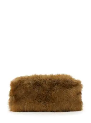MSGM Faux Fur Clutch