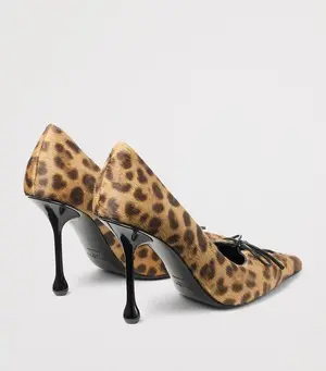 JIMMY CHOO Scarlet 95 Calf Hair Pumps - Neutral