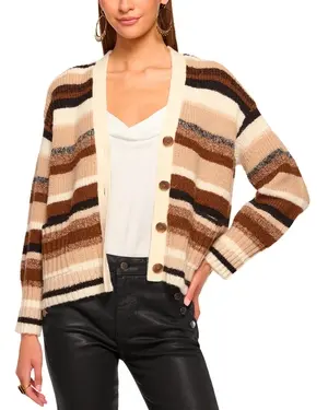 Ramy Brook Caroline Striped Cardigan