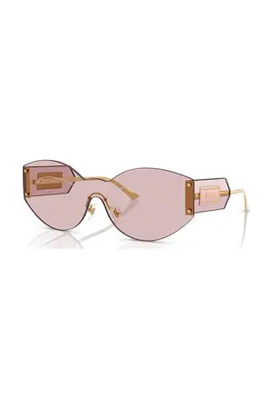Versace Rimless Irregular Sunglasses - Pink
