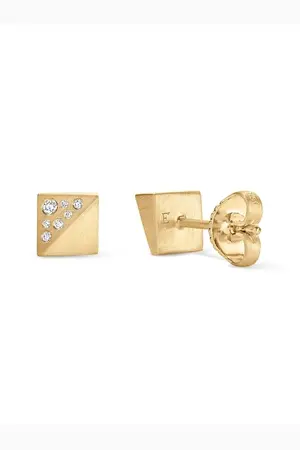ETIQ Diamond Deconstruct Stud Earrings