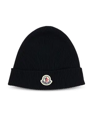 Moncler Wool Beanie - Navy