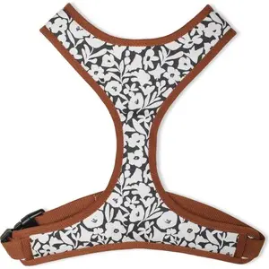 FRINGE STUDIO Charcoal Floral Dog Harness - None