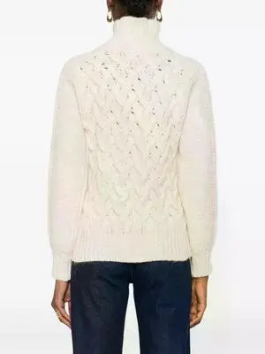 Eleventy Cable-knit Turtleneck Sweater