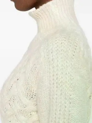 Eleventy Cable-knit Turtleneck Sweater