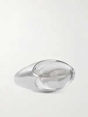 LOREN STEWART Orb Sterling Quartz Ring - Silver