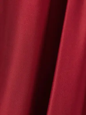 Khaite Syd Pleated Satin-twill Midi Dress