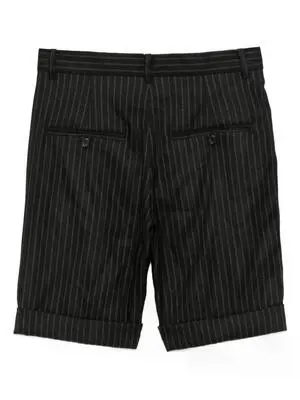 Isabel Marant Pinstripe Rolled Hem Shorts