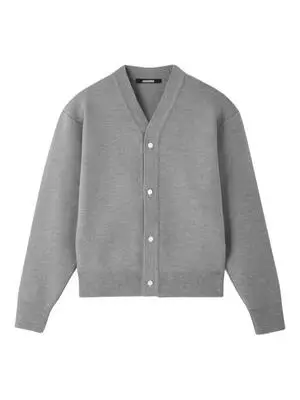 Jacquemus V-neck Cardigan - Grey