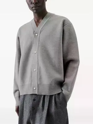 Jacquemus V-neck Cardigan - Grey