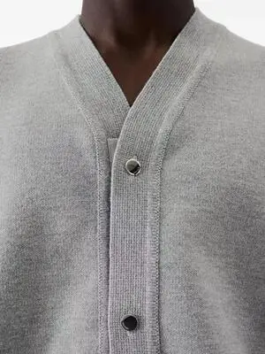 Jacquemus V-neck Cardigan - Grey