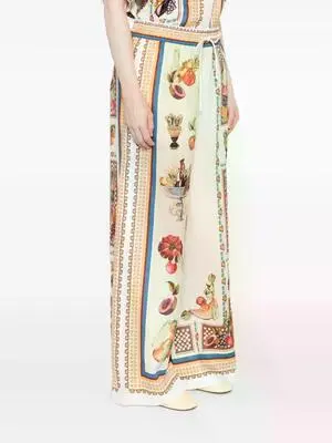 ALEMAIS Graphic-print Drawstring Trousers