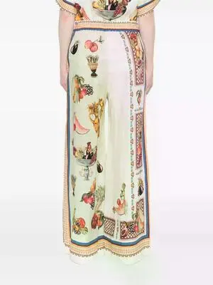 ALEMAIS Graphic-print Drawstring Trousers