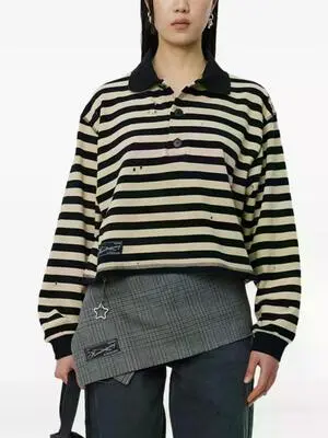 MFPEN Striped Polo Top