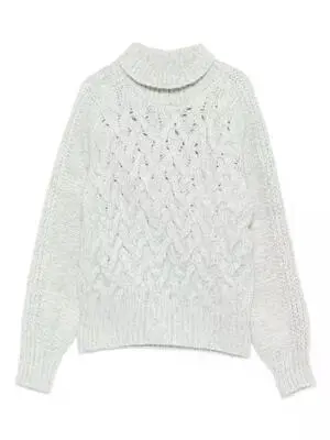 Women's Cable Knit Turtleneck Sweaters