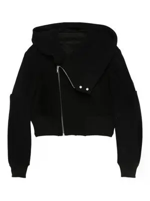 Rick Owens Hooded Zip-up Jacket
