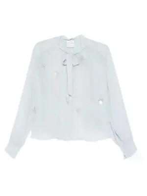 Forte_forte Tie Neck Blouses