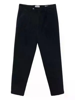 RE-HASH Pleated Straight Leg Trousers - Blue