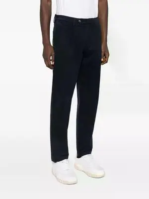 RE-HASH Pleated Straight Leg Trousers - Blue