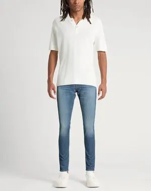 Armani Exchange Skinny Jeans In Denim-jersey