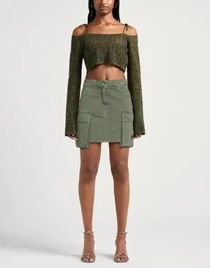 BARROW Mini Cotton Military Skirt