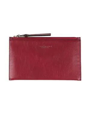 THE BRIDGE Pouch In Leather - Red