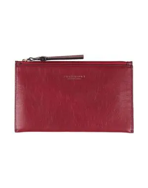 THE BRIDGE Pouch In Leather - Red