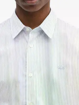 Lacoste Striped Logo-patch Shirt